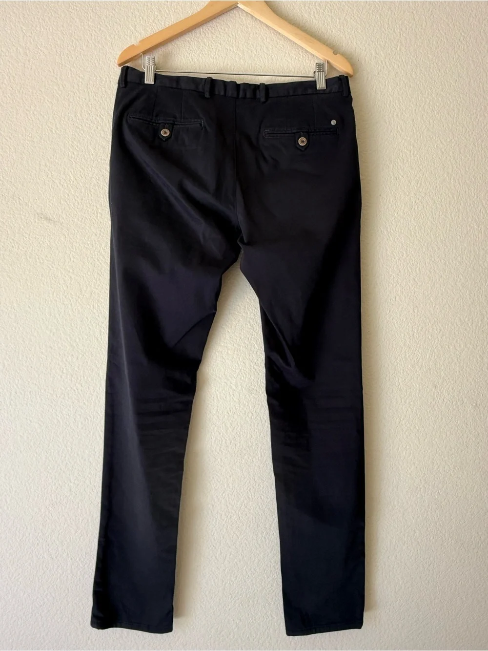 Massimo Dutti | Pants | Massimo Dutti Gold Logo Button On Charcoal ...